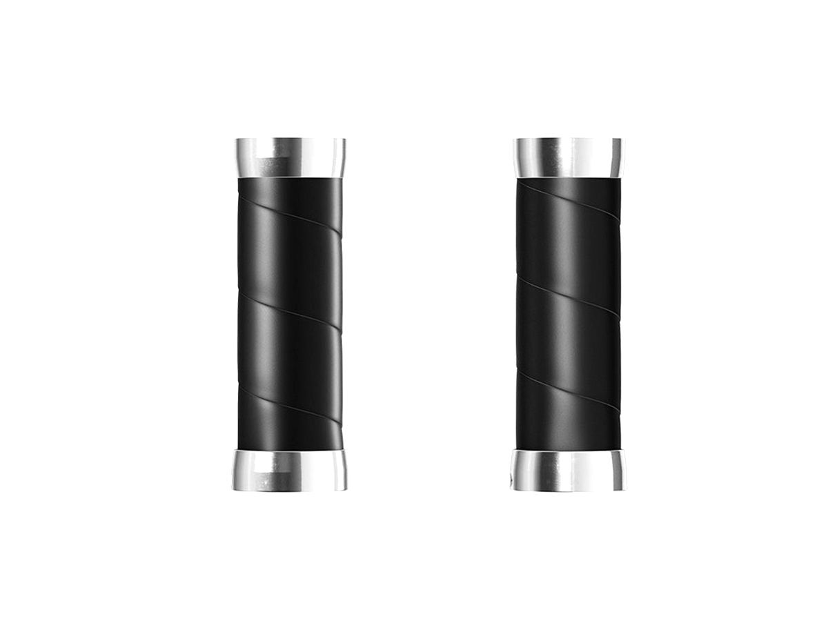 Brooks Slender Leather Grips 130/100 Black